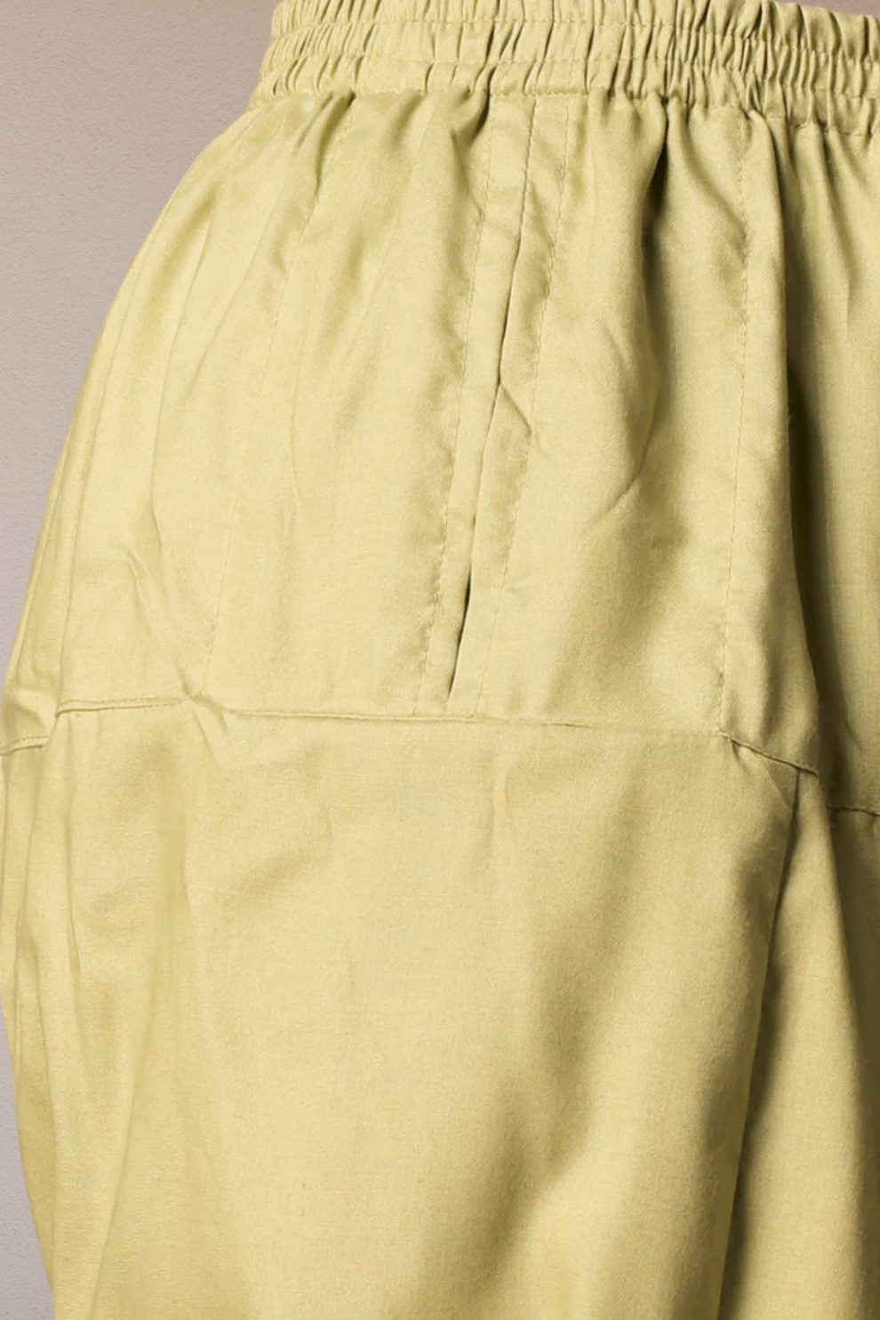Buy Plus Size Beige Rayon Pleated Salwar | Apella - The XS to 10XL Store