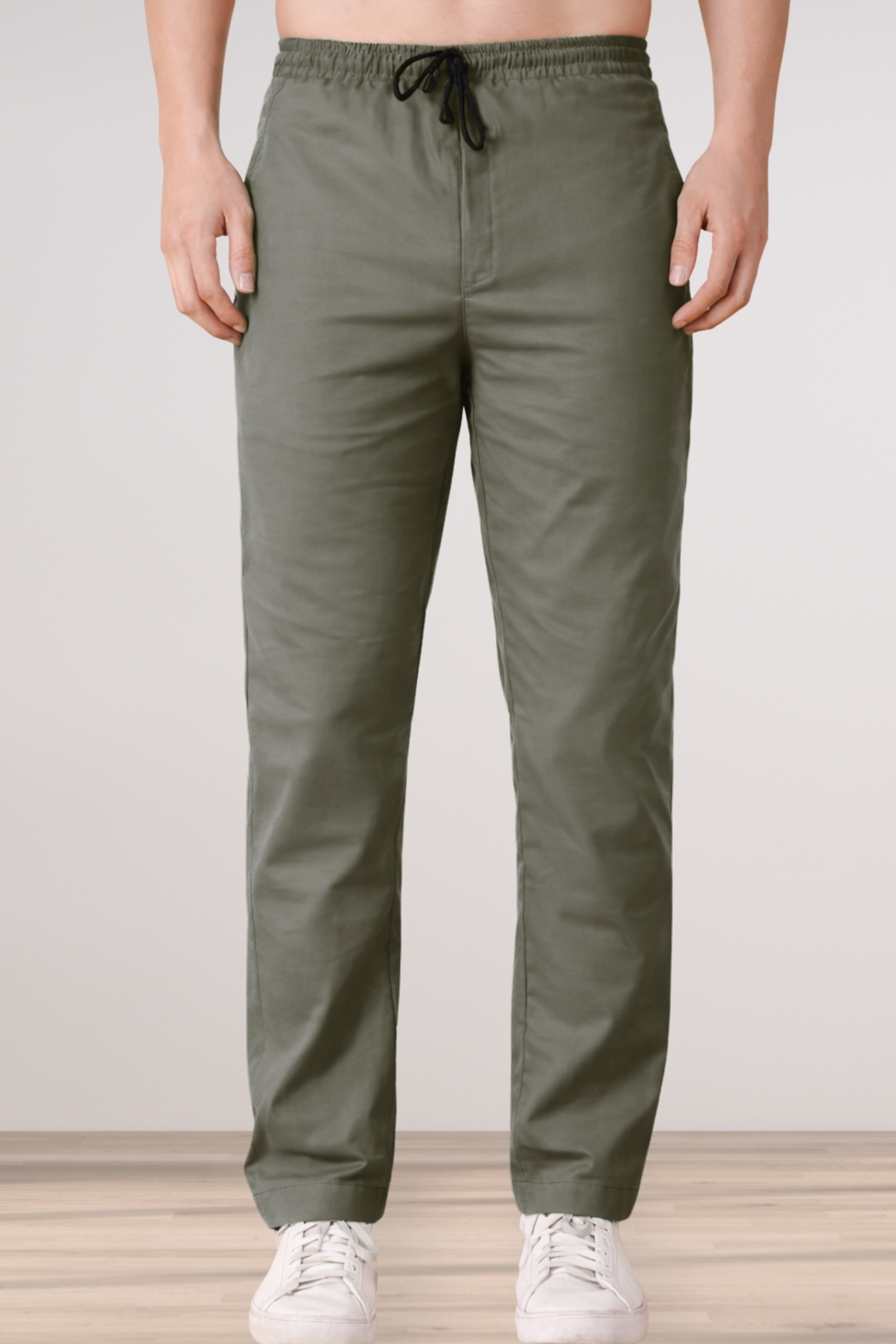 Buy Plus Size Dark Grey Cotton Cargo | Apella - The XS to 10XL Store