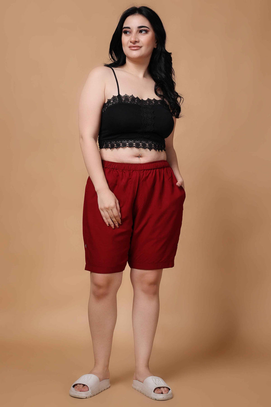Buy Plus Size Shorts For Women Online - Apella