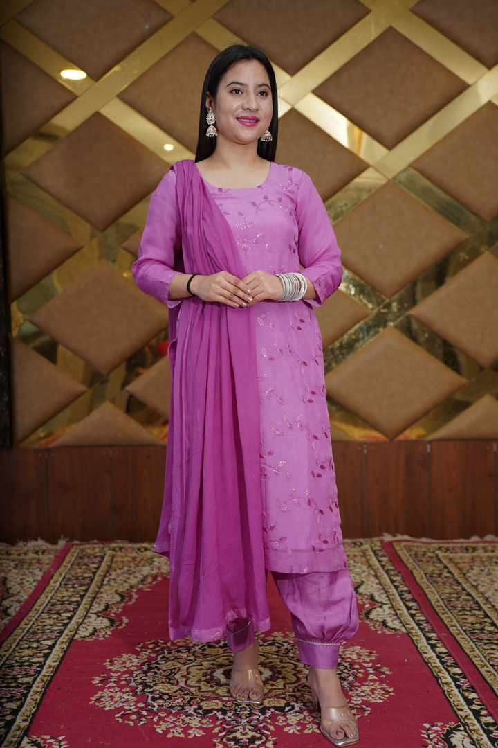 Buy Organza Suits & Organza Dupatta Suits - Apella