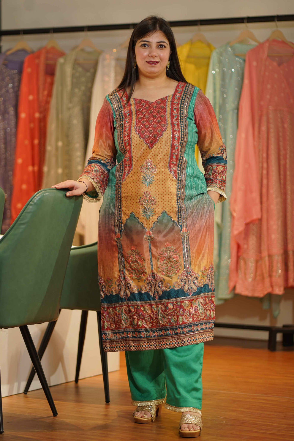 Buy Plus Size Haril Pichkari Karachi Suit Set | Apella - The XS to 10XL ...