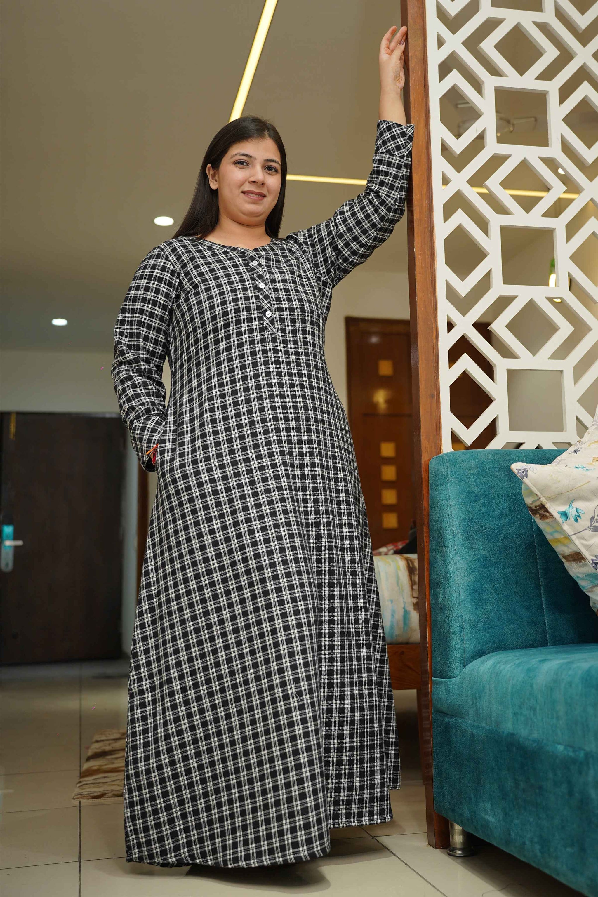 Buy Ladies Night Gown for women online - Apella