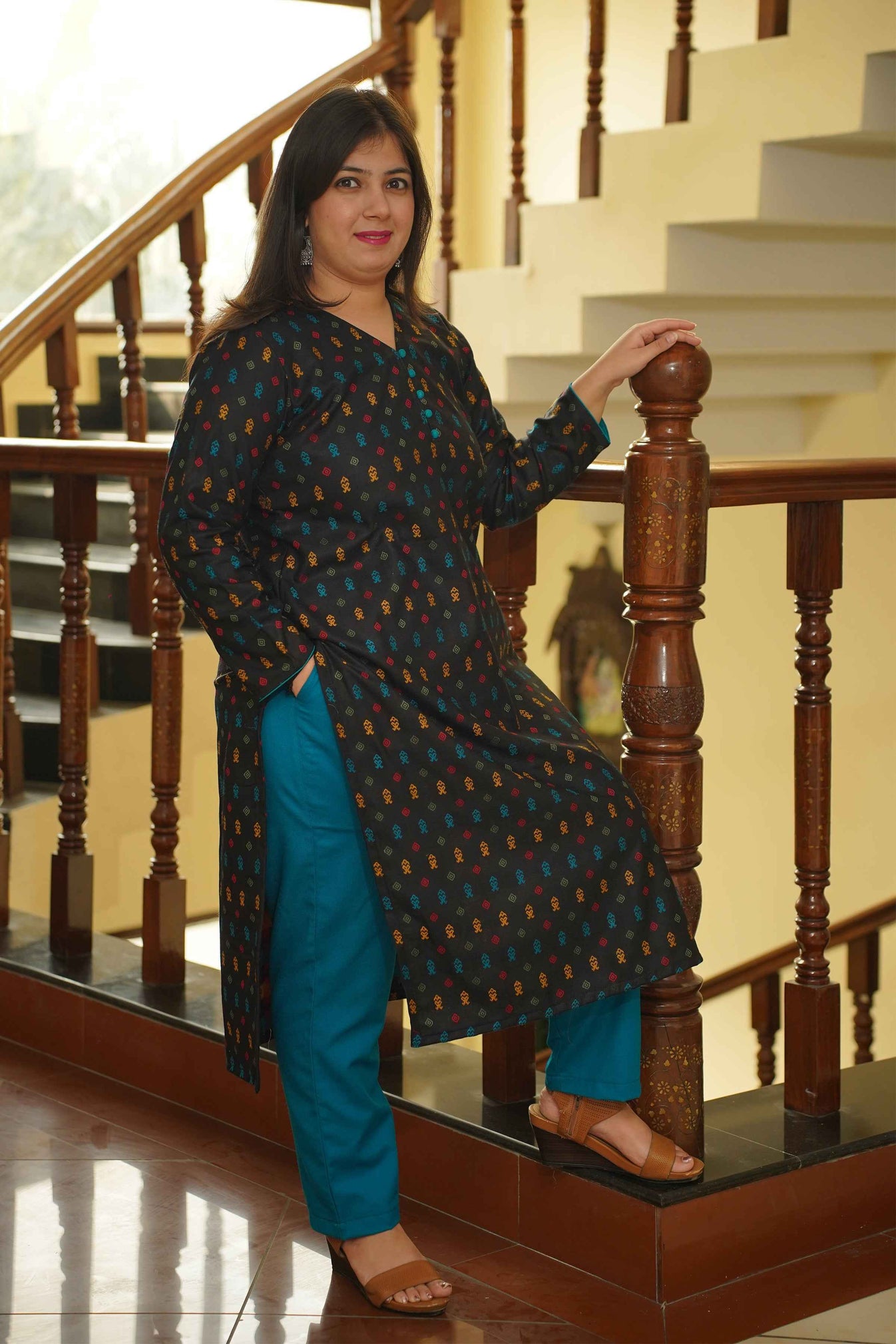Buy Plus Size Twilight Threads Woollen Kurta Set | Apella - The XS to ...