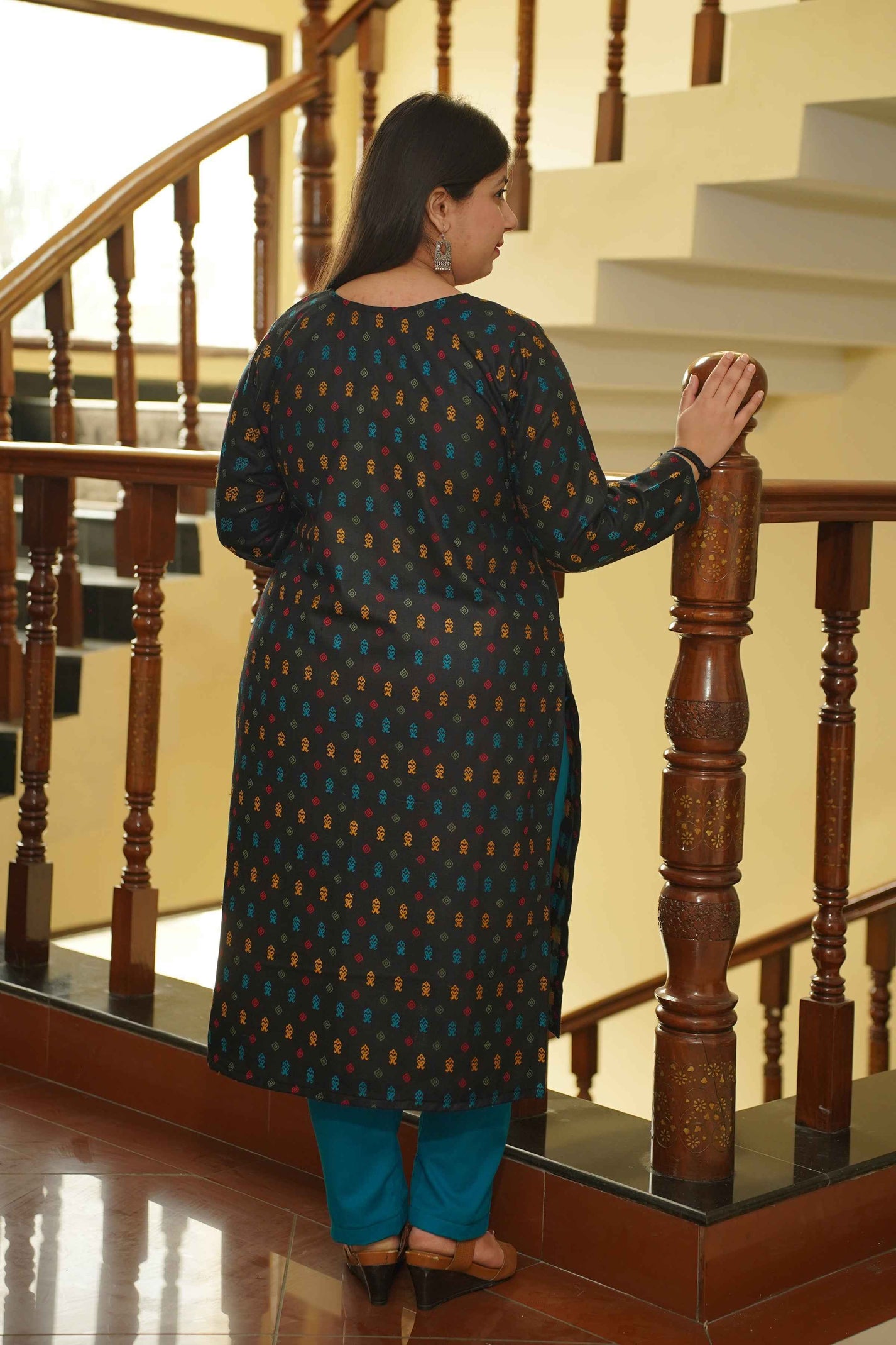 Buy Plus Size Twilight Threads Woollen Kurta Set | Apella - The XS to ...