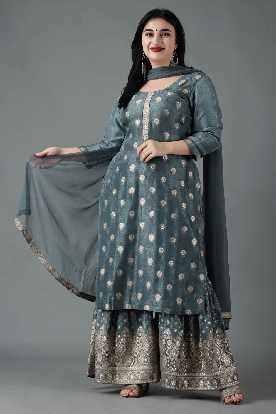 Buy Plus Size Sharara Sets & Party Wear Sharara Suits - Apella